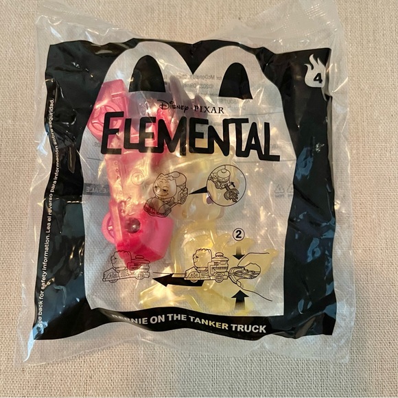 Disney | Toys | Mcdonalds Toy Elemental 4 Bernie On The Tanker Truck ...